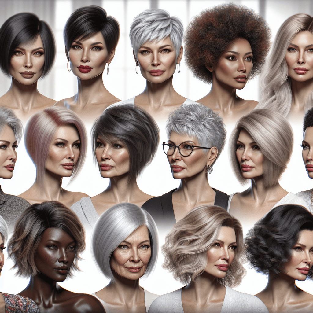 Kratke Frizure Za Žene Preko 50 Godina: Najbolji Izbori Za Modernu ...